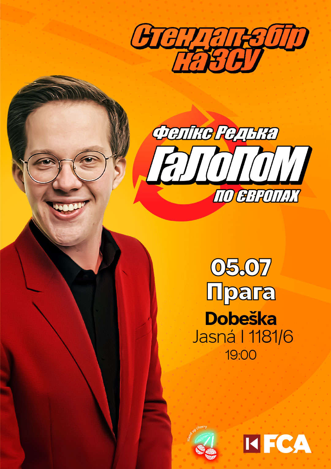Felix Redka in Prague: Buy Tickets for 05.07.25 | FCA.ua